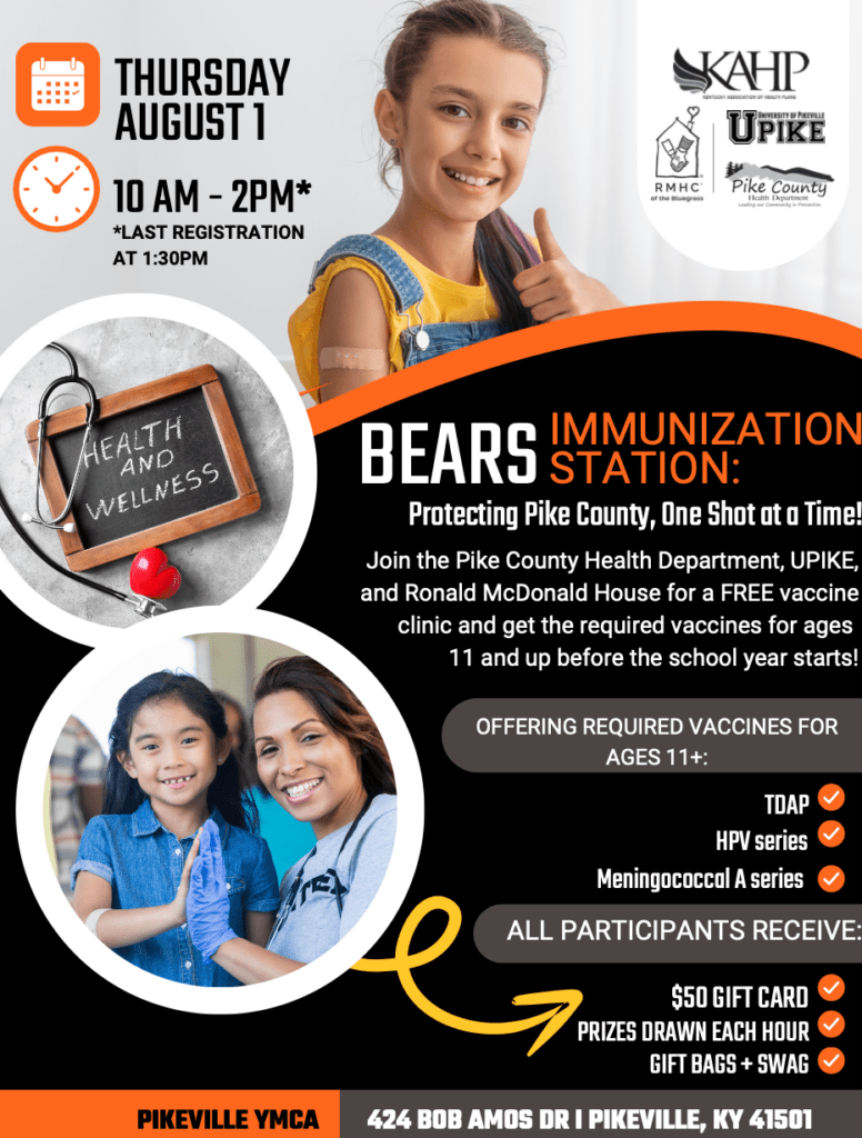 Bears Immunization Station: Vaccination Clinic | UPIKE